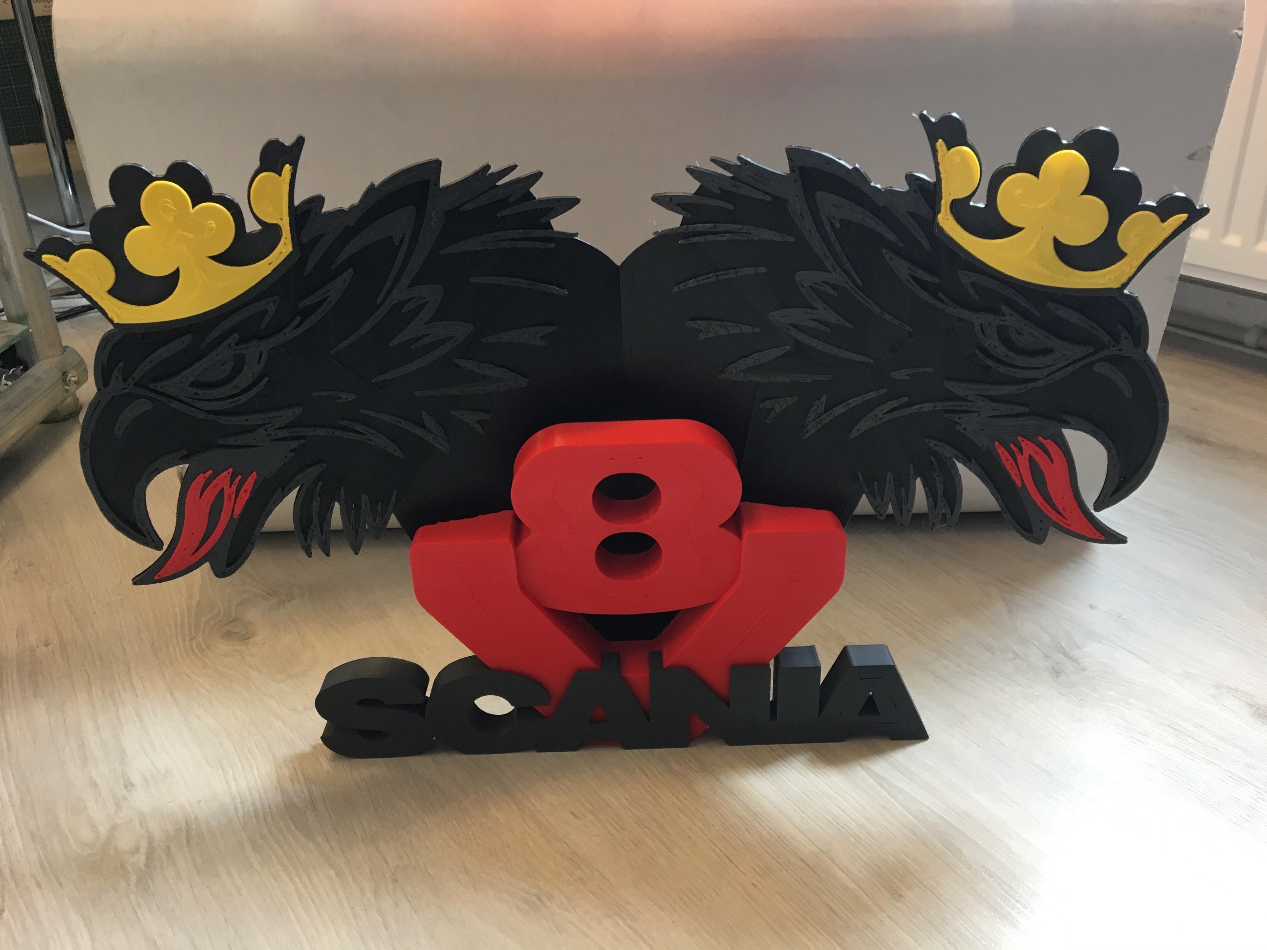 STL file scania logo 📱 ・3D printer design to download・Cults