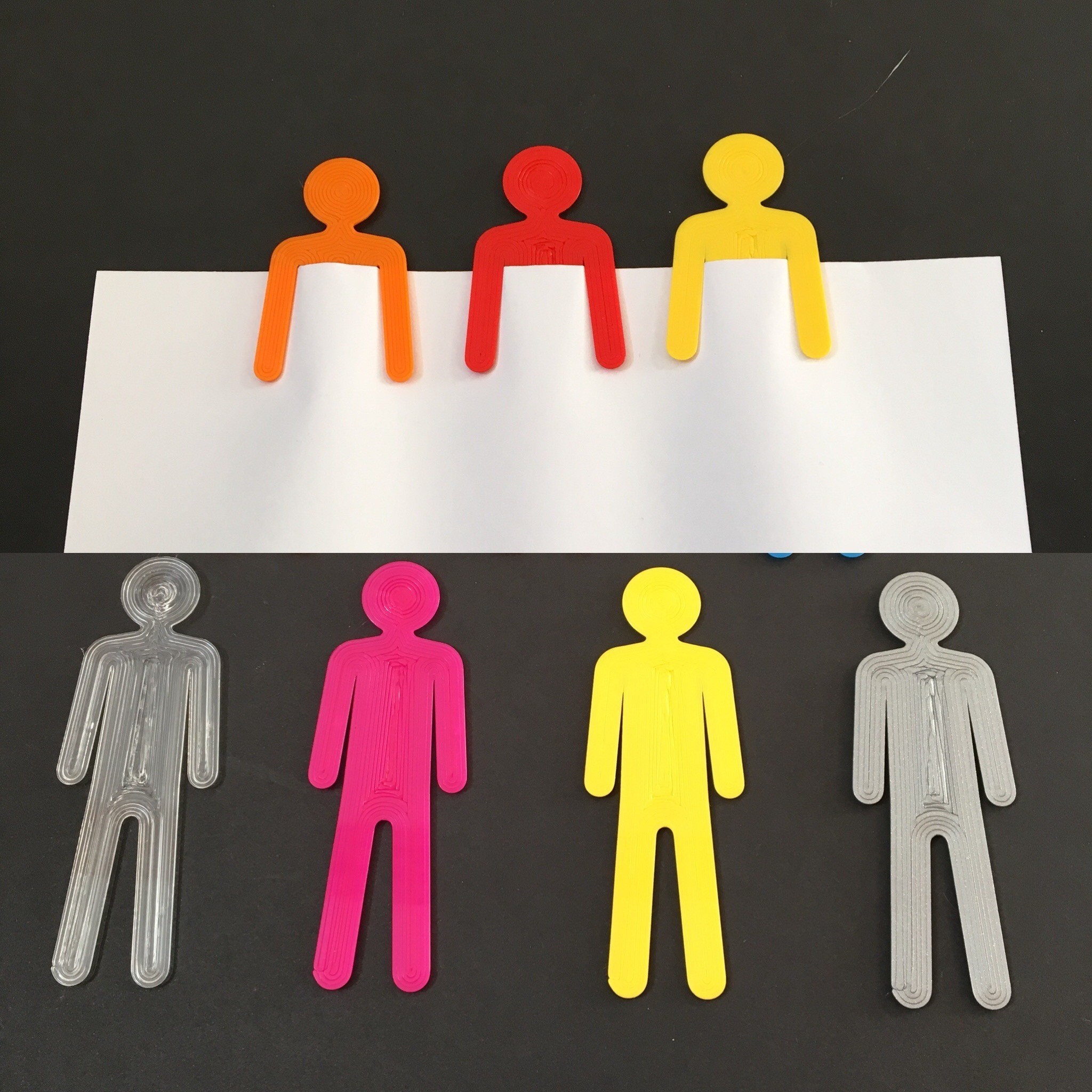 STL file paperclip man 📎 ・3D printer design to download・Cults