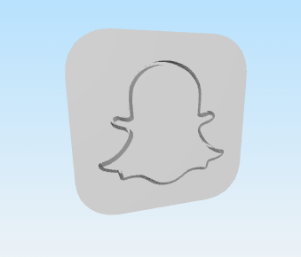 Free 3D file Snapchat logo 🖼️・3D printer model to download・Cults