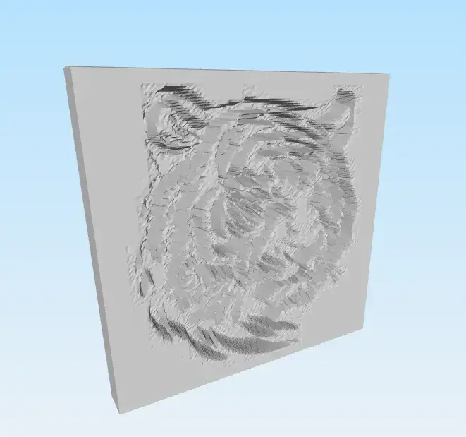 Free 3D file Tiger face 🐅・3D printing design to download・Cults