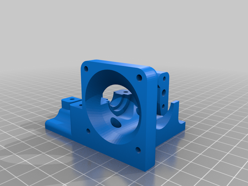 Free 3D file Bowden X-Carriage Mount for E3dV6 (Jack Waterfall) BLTouch ...