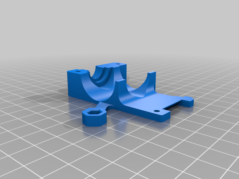 Free 3D file Bowden X-Carriage Mount for E3dV6 (Jack Waterfall) BLTouch ...