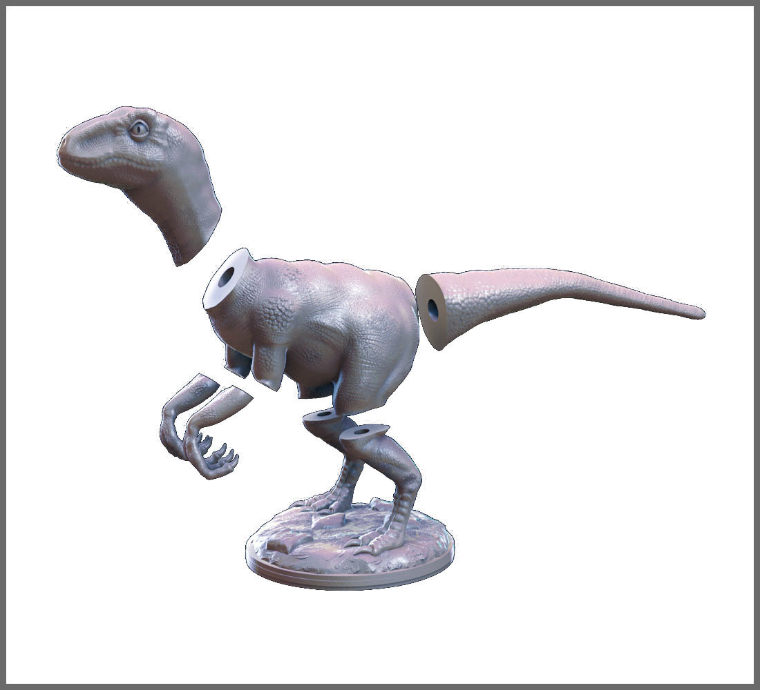 Файл STL Raptor 👾 ・Модель для загрузки и 3D печати・Cults