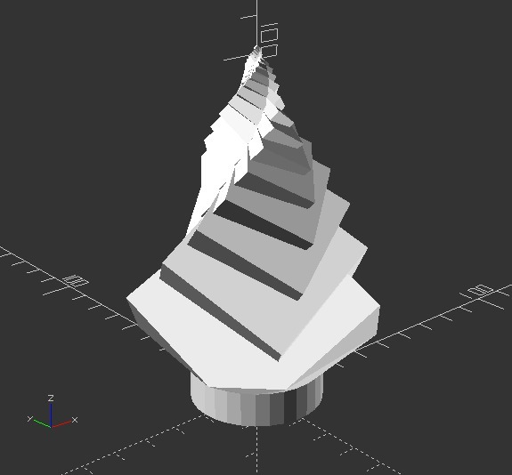 🎄 Cubic Christmas Tree (OpenSCAD) - Update V1.2 (2020-10-27)・Бесплатный ...
