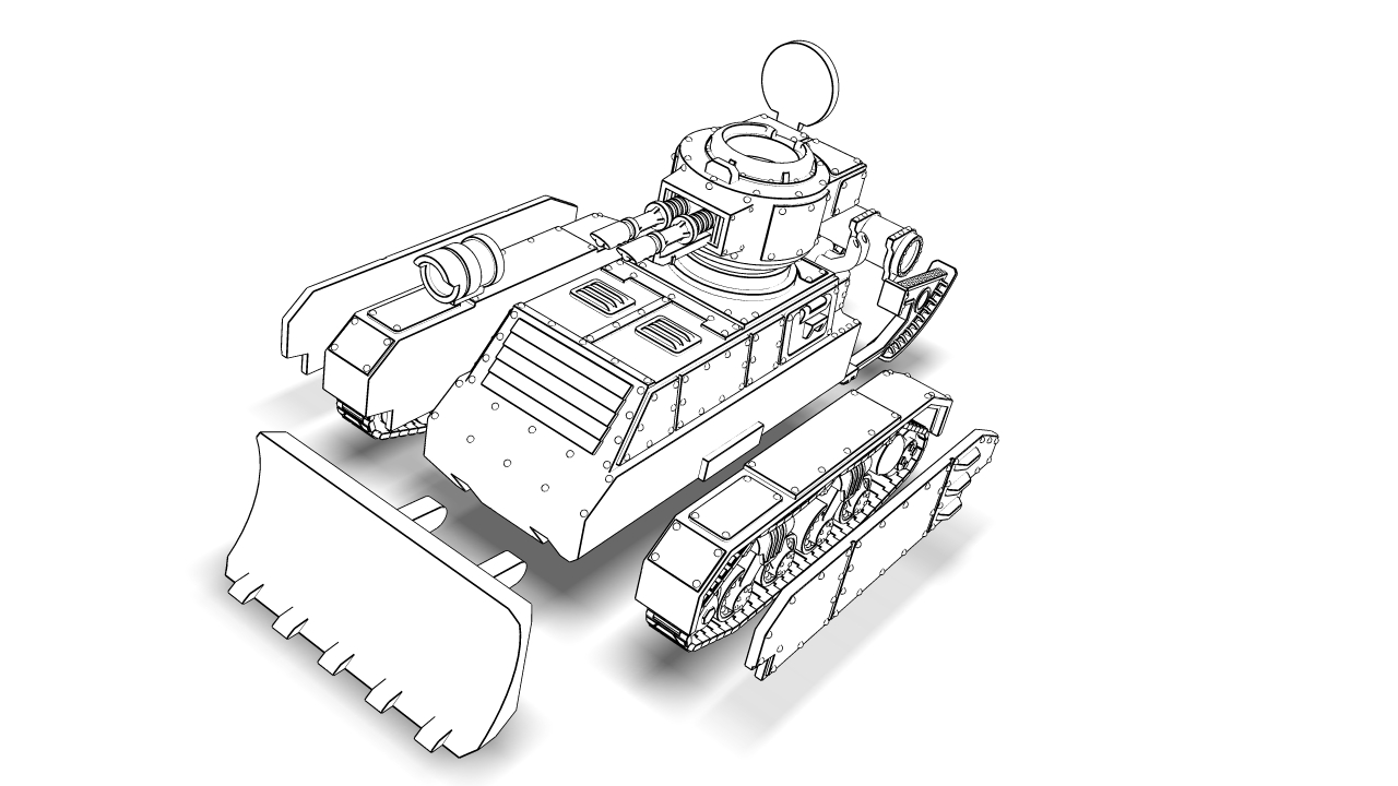 🪖 Light tank "Nibelung" (Siegfried)・Free STL File for ・Cults