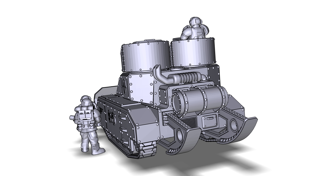🪖 Light tank twin turret "Nibelung - MK-II" (Siegfried)・Free STL File ...