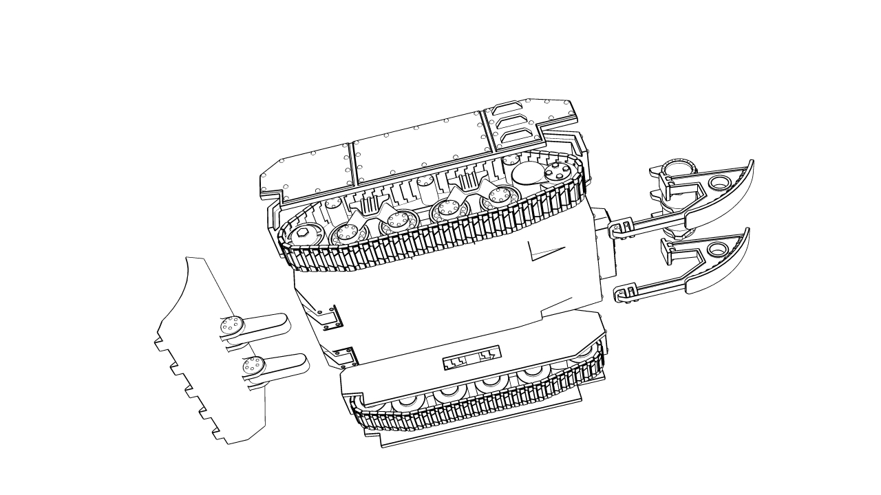 🪖 Light tank "Nibelung" (Siegfried)・Free STL File for ・Cults