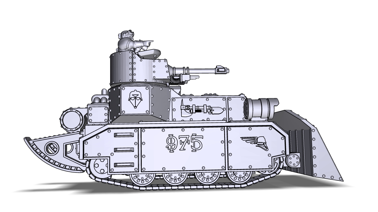 🪖 Light tank twin turret "Nibelung - MK-II" (Siegfried)・Free STL File ...