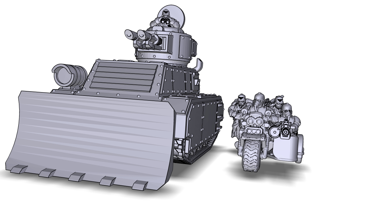 🪖 Light tank "Nibelung" (Siegfried)・Free STL File for ・Cults