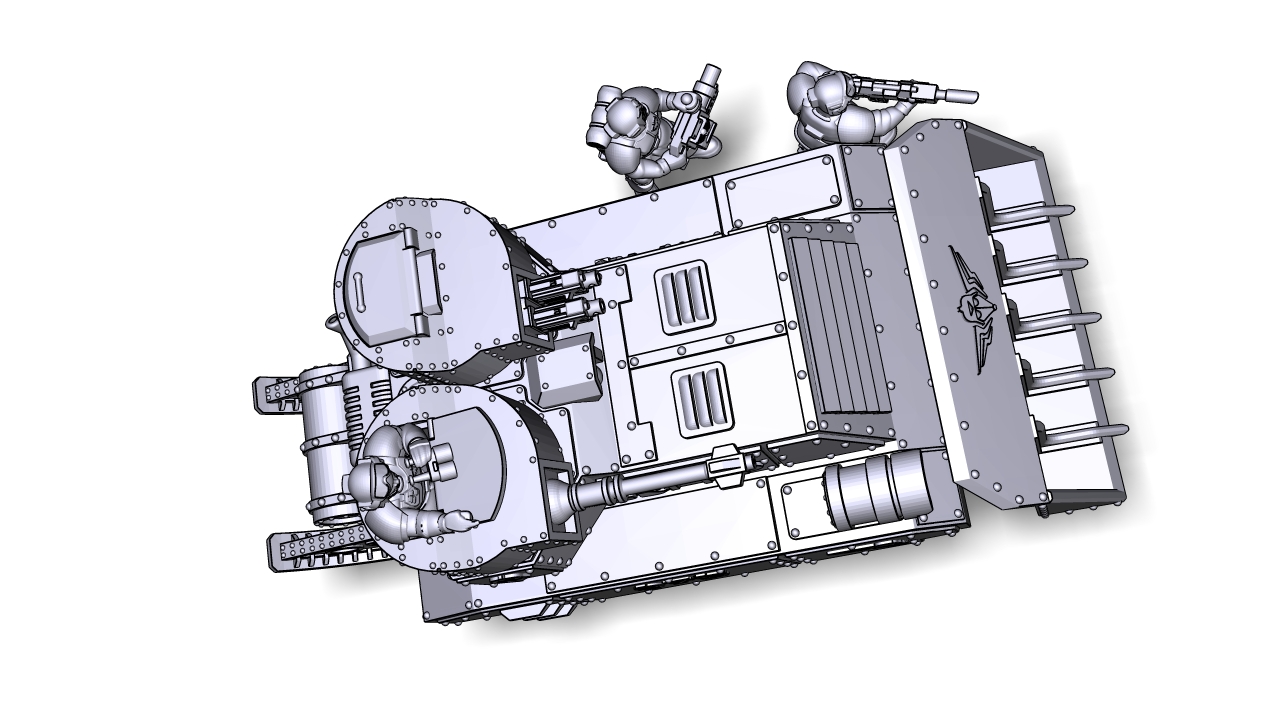 🪖 Light tank twin turret "Nibelung - MK-II" (Siegfried)・Free STL File ...