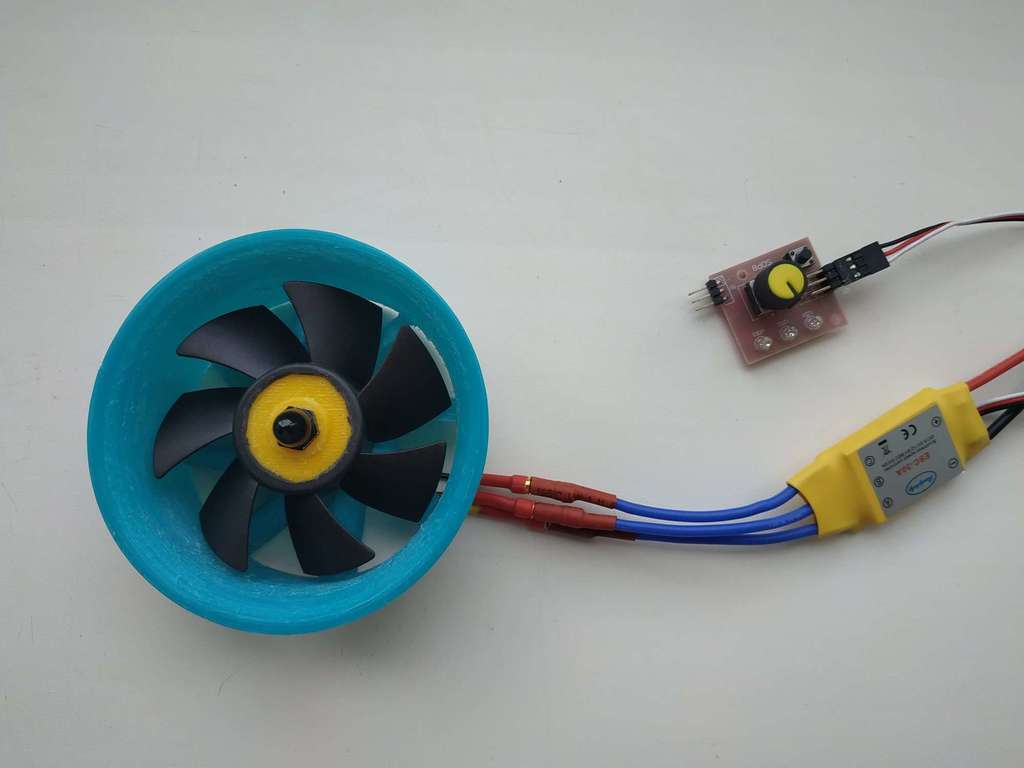 ⚡ EDF80 -electric ducted fan for RC toys・Free STL File for ・Cults