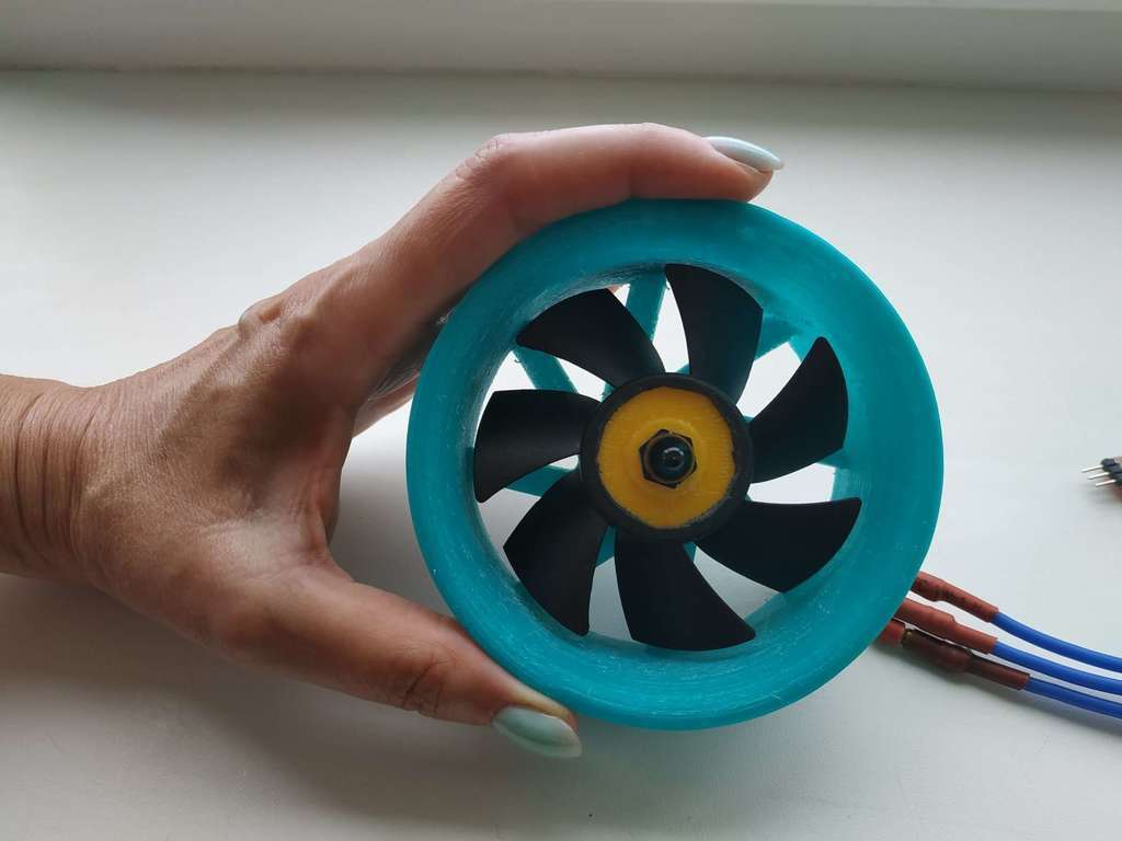 ⚡ EDF80 -electric ducted fan for RC toys・Free STL File for ・Cults