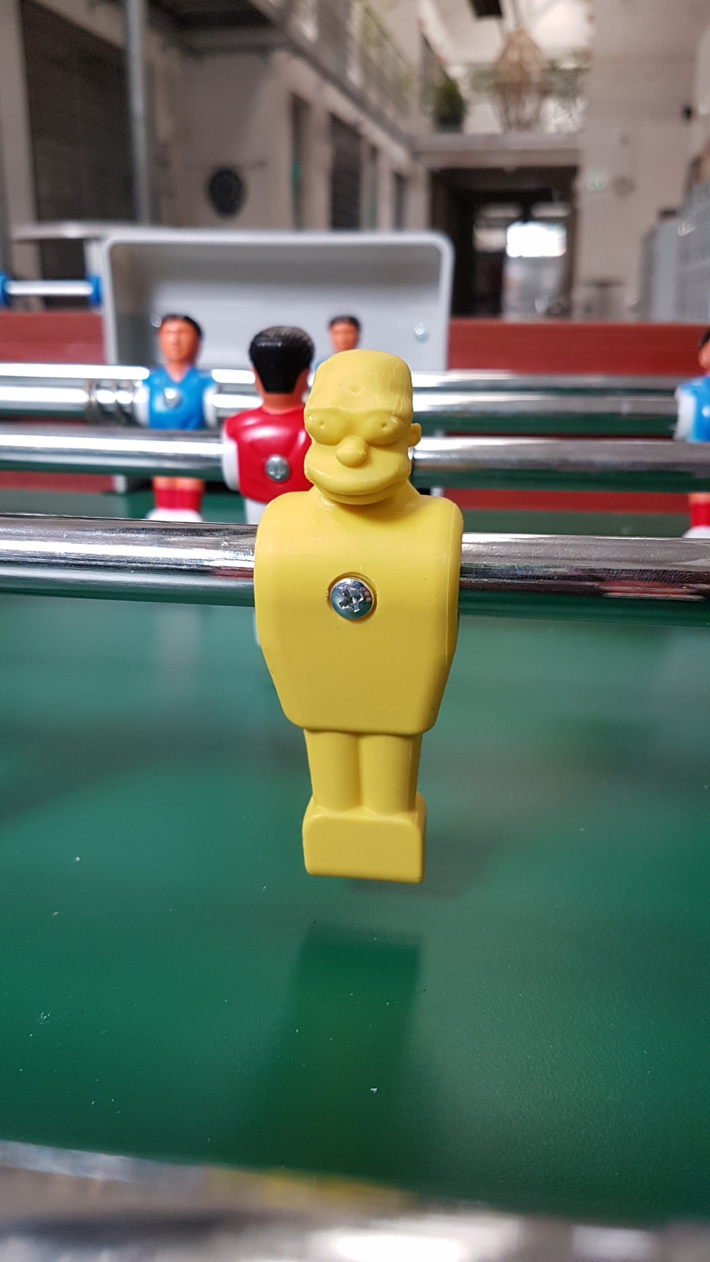 STL file HOMER SIMPSON FOOSBALL TABLE 🦸 ・3D print design to download・Cults