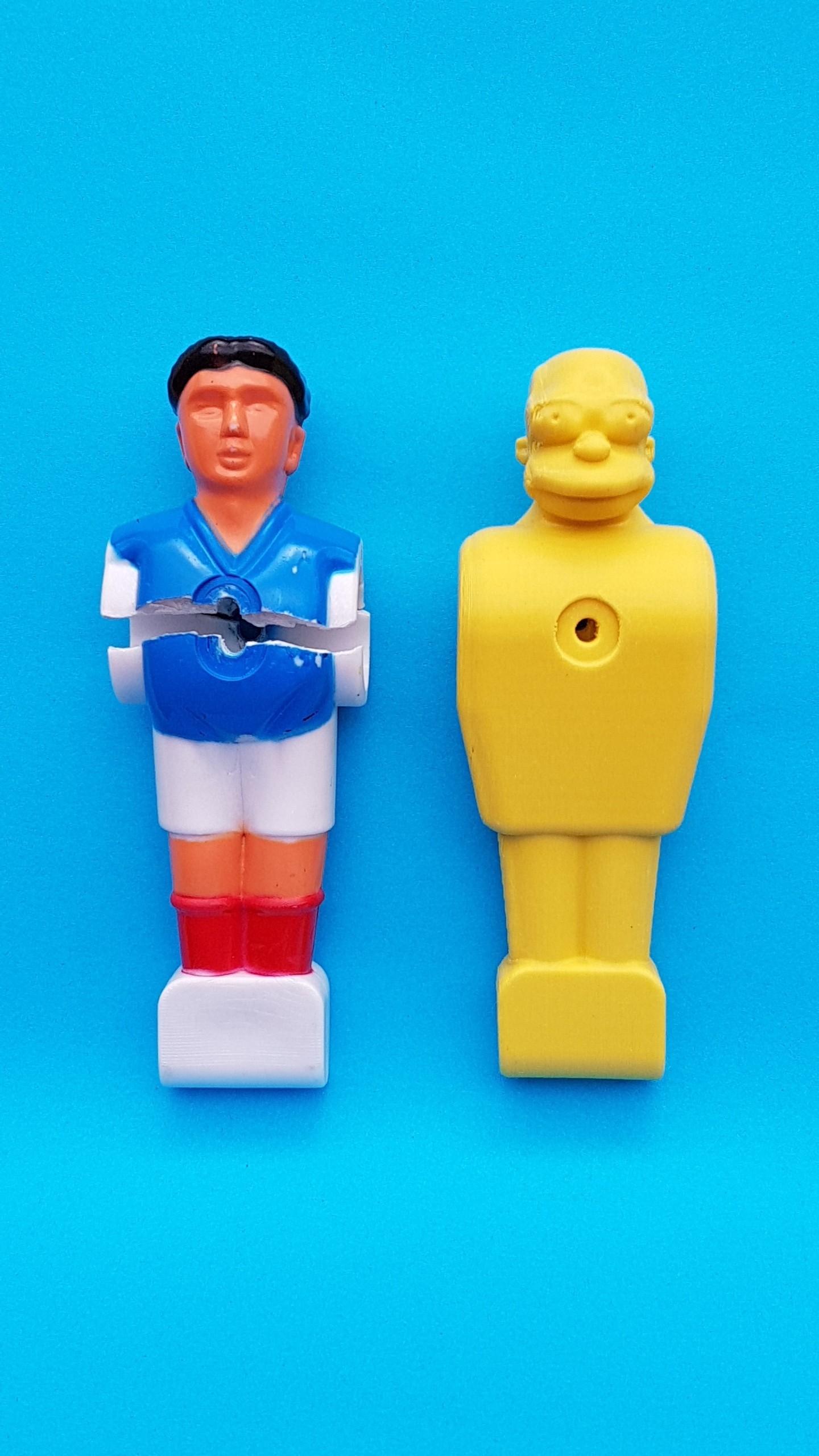 STL file HOMER SIMPSON FOOSBALL TABLE 🦸 ・3D print design to download・Cults