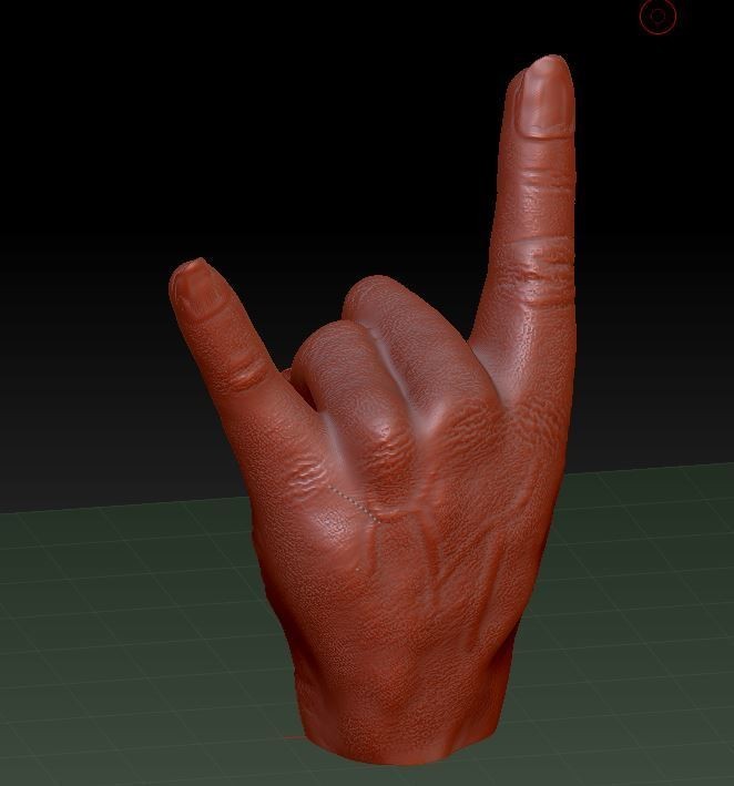 hand hard rock・Free OBJ File for ・Cults