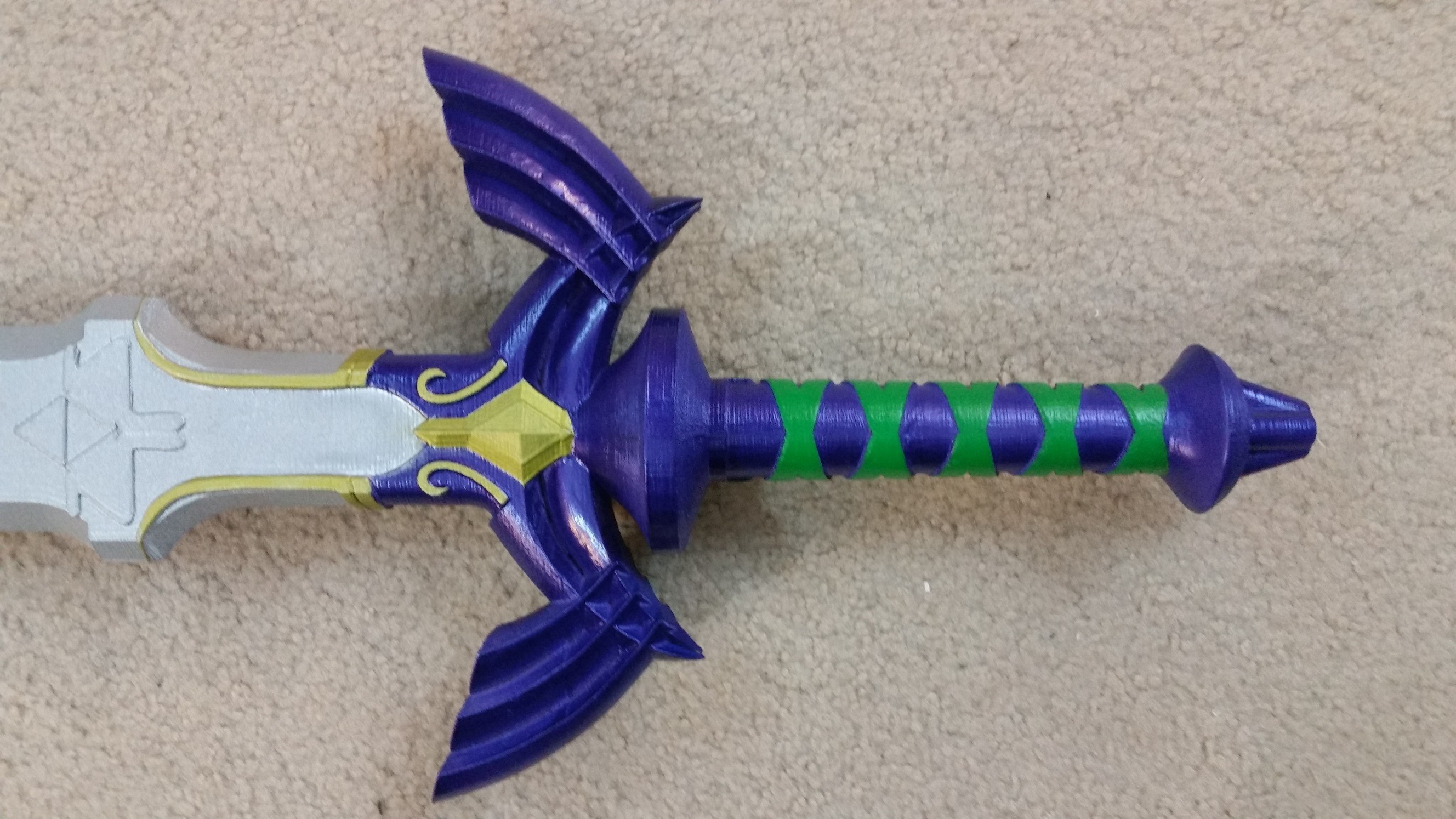 🗡️ Master Sword (Full Size) - Legend of Zelda・Free STL File for ・Cults