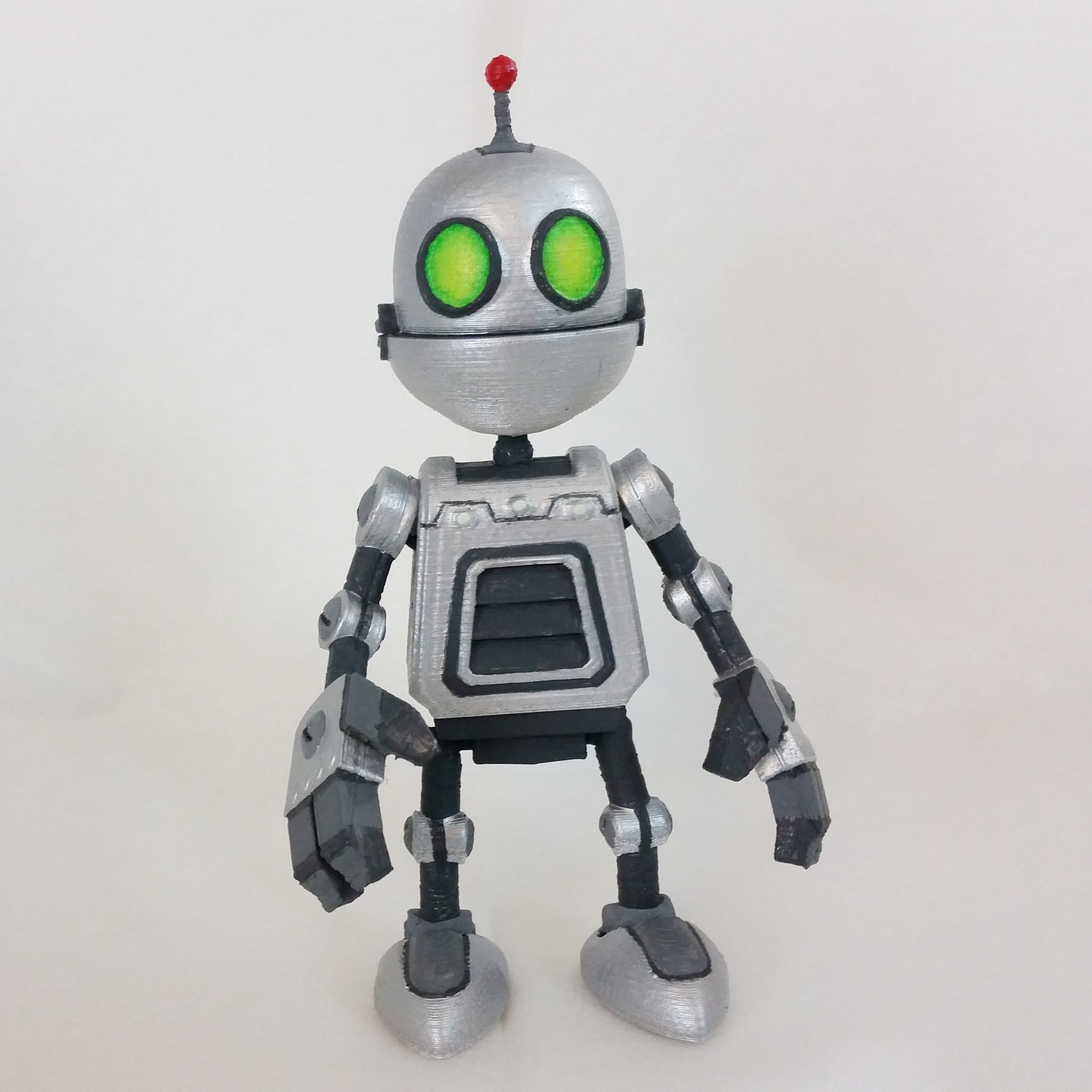 🎮 Clank Figure - Ratchet & Clank・Free STL File for ・Cults 🎮 Clank Figure - Ratchet & Clank・Free STL File for ・Cults