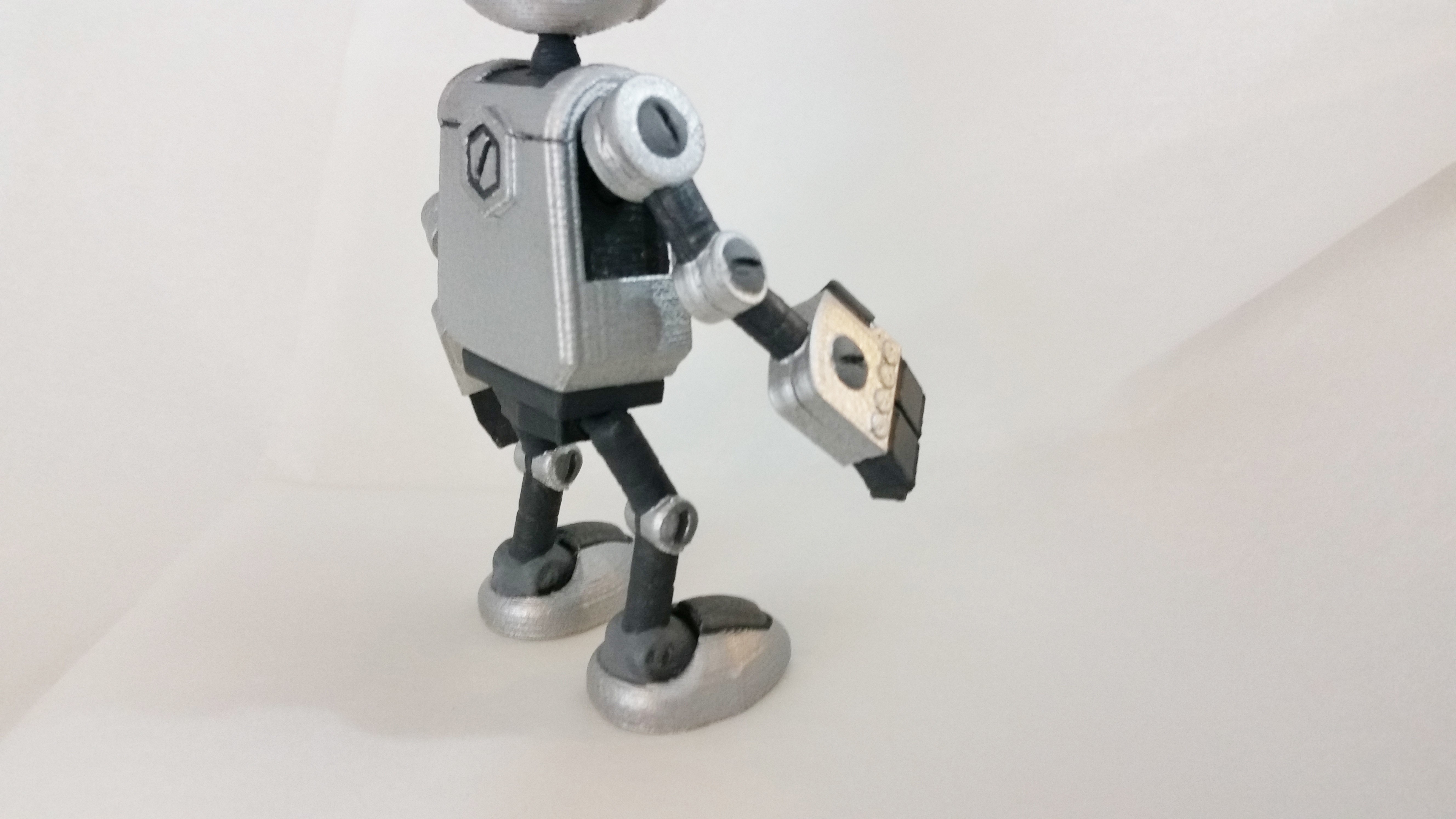 🎮 Clank Figure - Ratchet & Clank・Free STL File for ・Cults 🎮 Clank Figure - Ratchet & Clank・Free STL File for ・Cults
