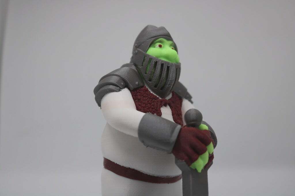 🎨 Shrek in Armor (MMU-ready)・Free STL File for ・Cults