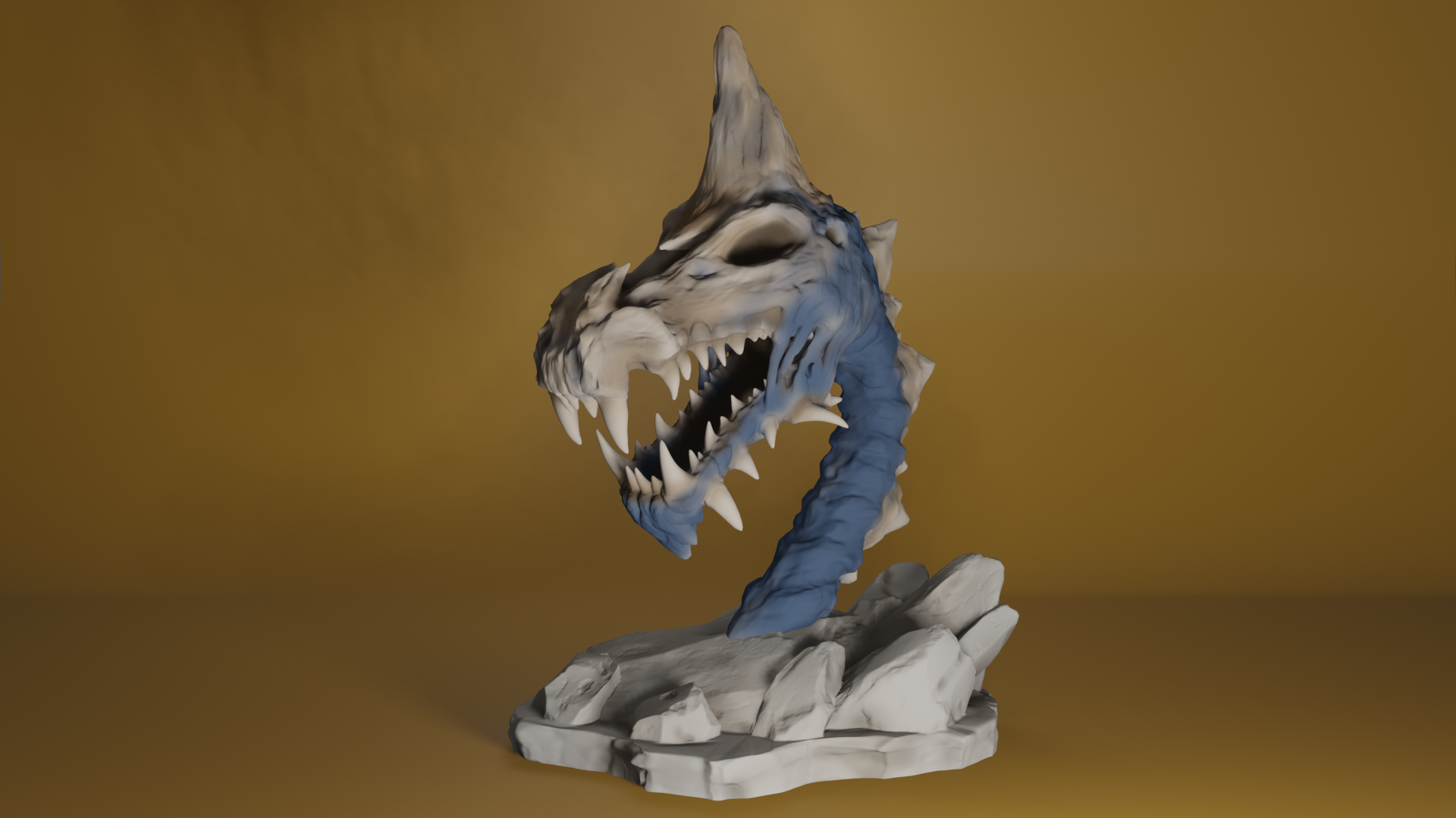 STL file Dracolich Bust 👤 ・3D printer model to download・Cults