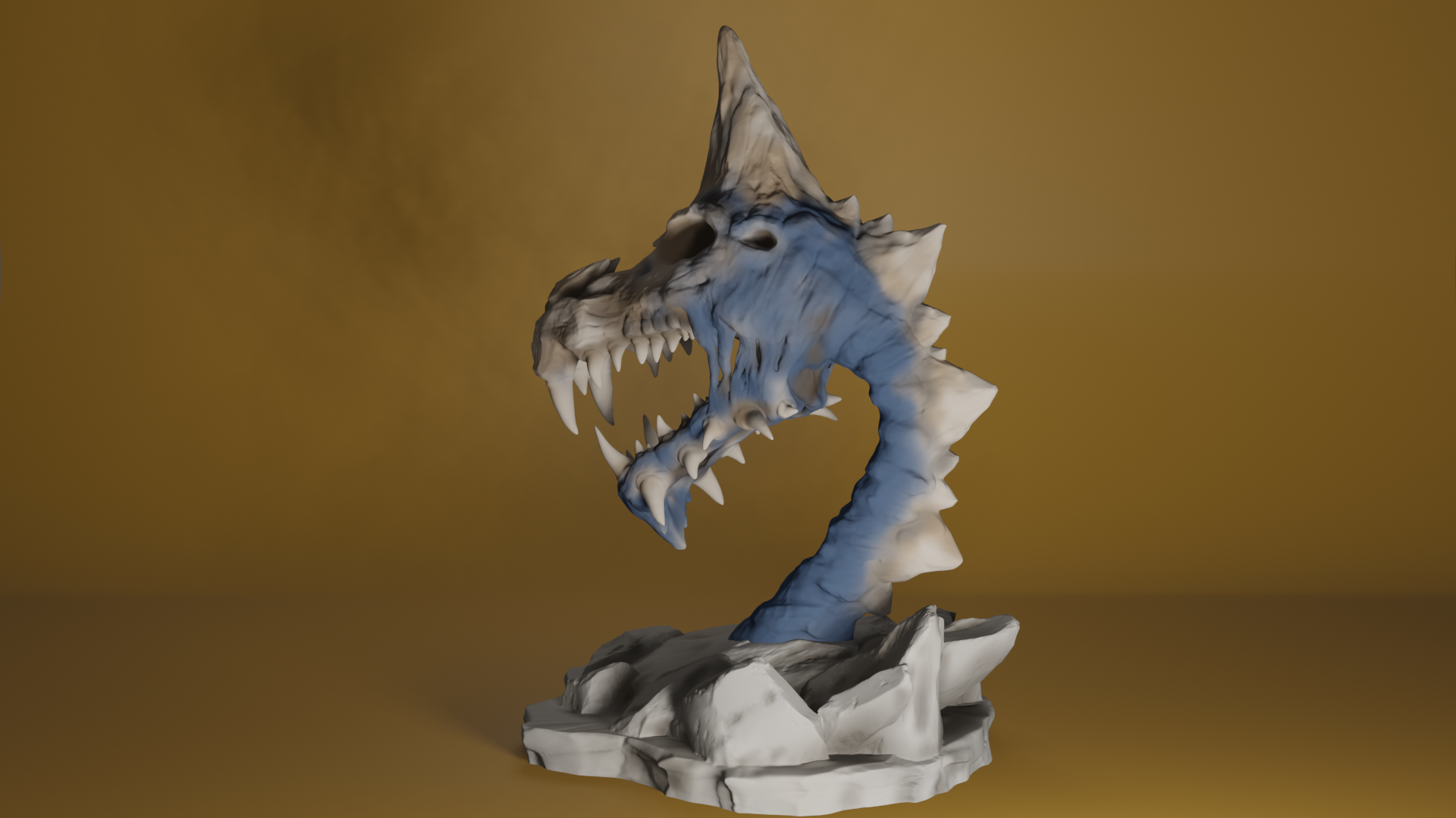 STL file Dracolich Bust 👤 ・3D printer model to download・Cults