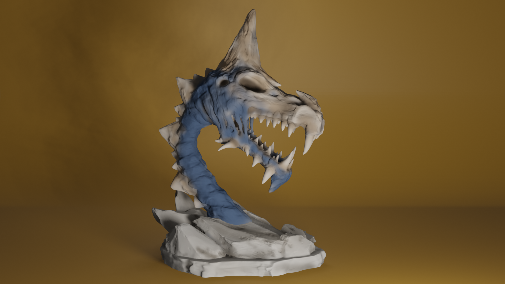 STL file Dracolich Bust 👤 ・3D printer model to download・Cults