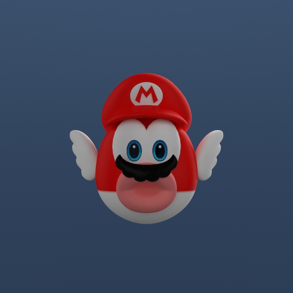 STL file Cheep-cheep (Mario odyssey) 🎲 ・3D print model to download・Cults