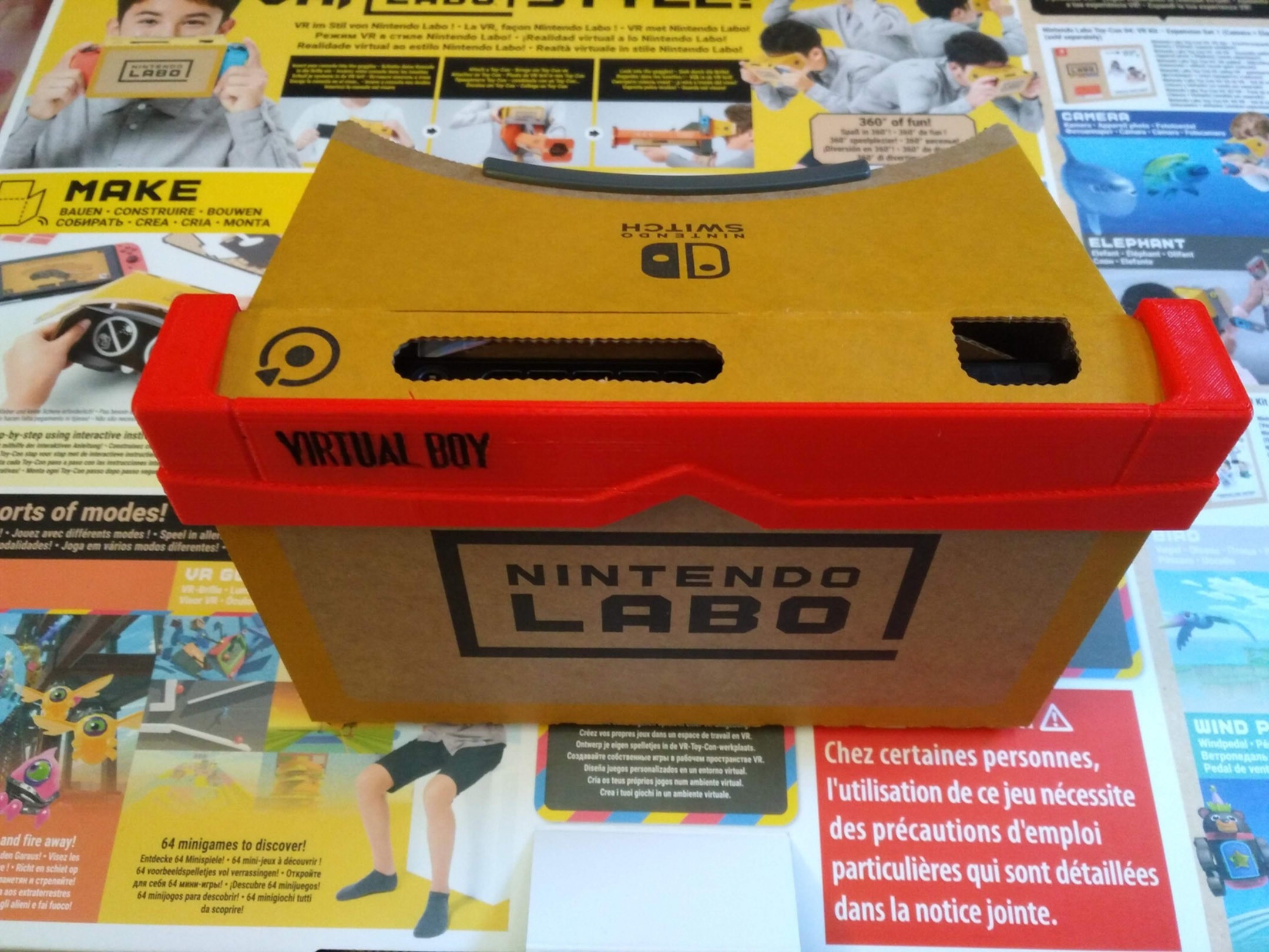 STL file Nintendo labo vr-kit customization pack 🎩 ・Template to ...