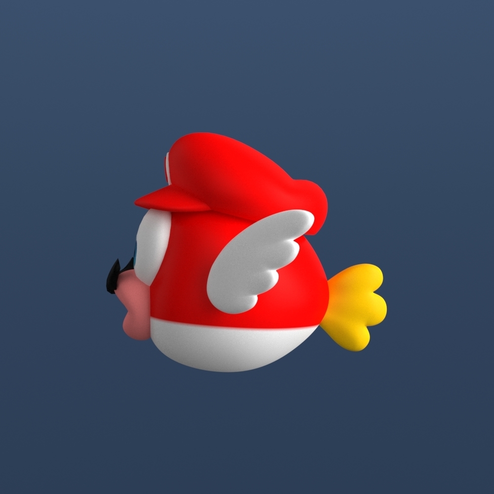 STL file Cheep-cheep (Mario odyssey) 🎲 ・3D print model to download・Cults