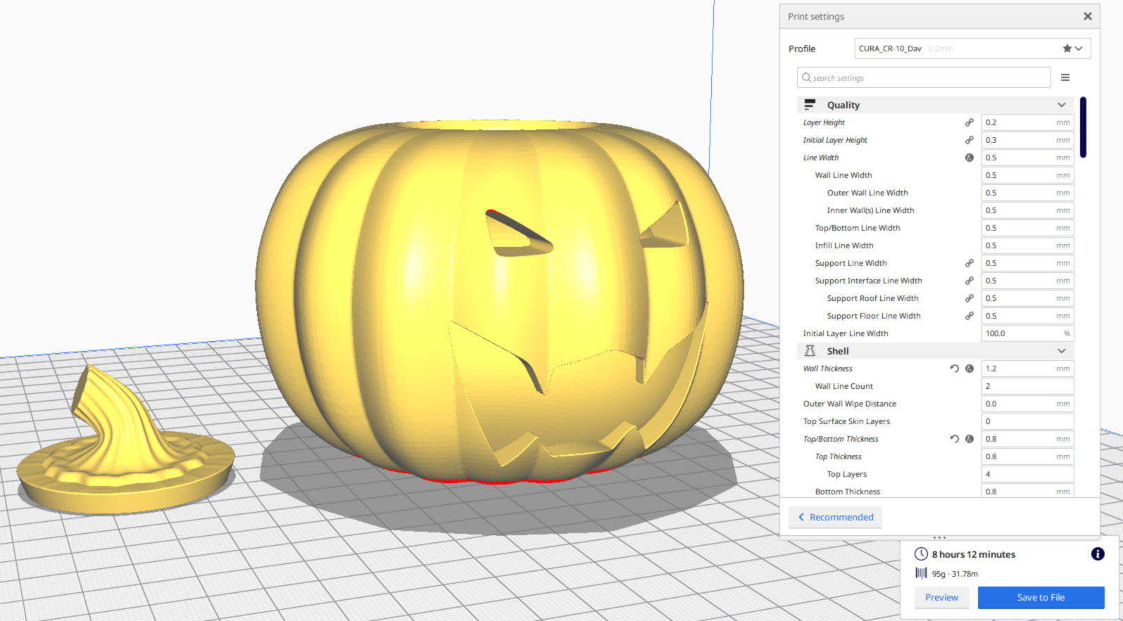 🐢 Boo and Bowser Pumpkins・ 3D File for ・Cults