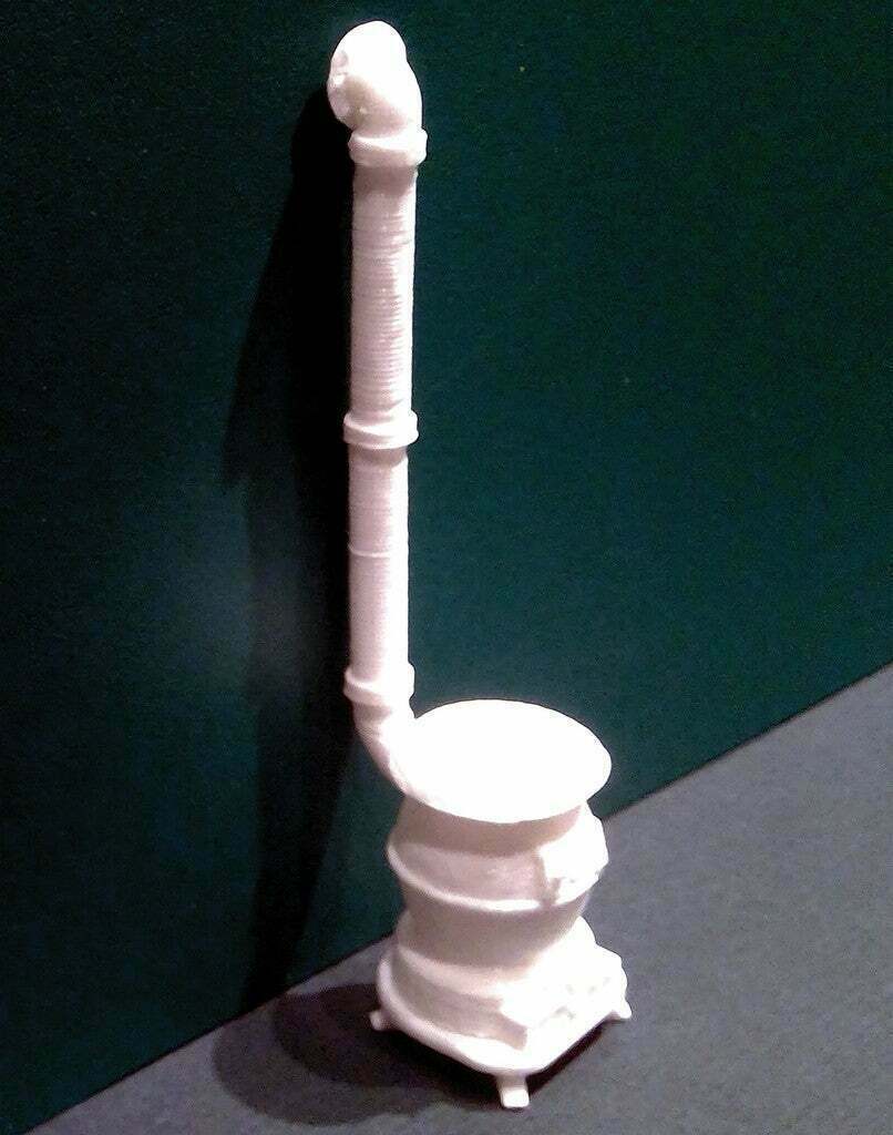🏠 Pot-bellied stove・Free STL File for ・Cults