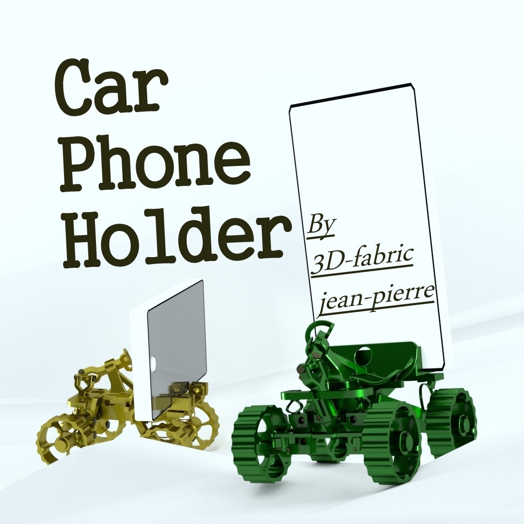 3D file Car Phone Holder 🚗 ・3D printable model to download・Cults