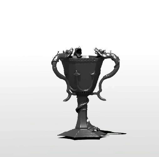 STL file Triwizard cup lowpoly 🪄 (STEP)・3D print design to download・Cults