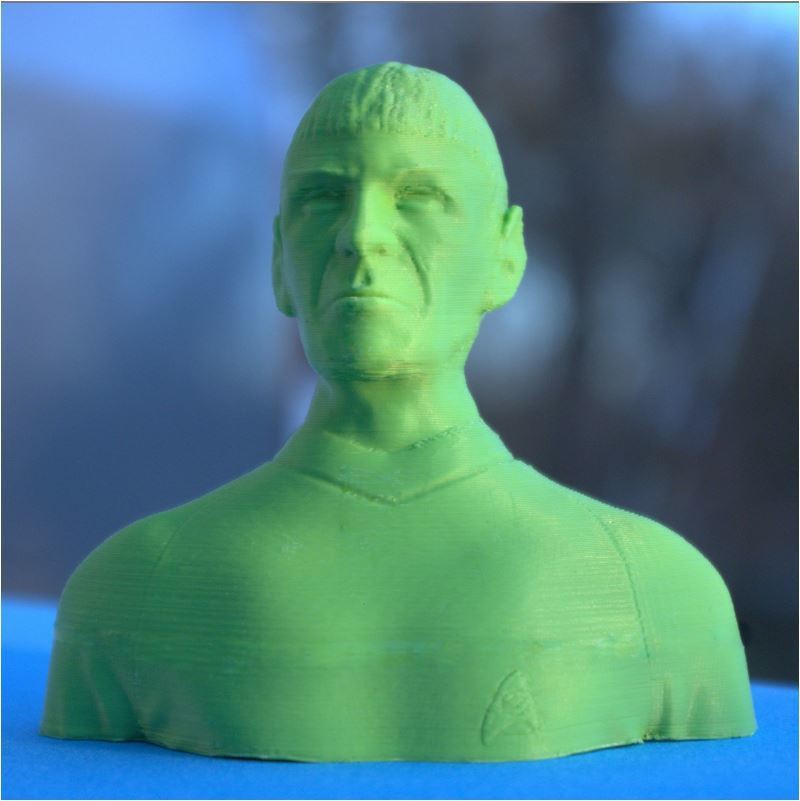 STL file Bust of Mr. Spock 👤・Model to download and 3D print・Cults
