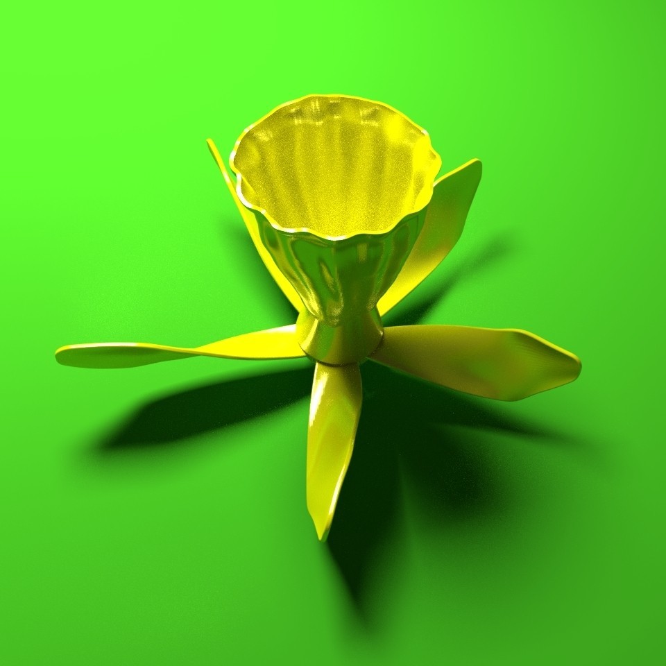 STL file Daffodil 🏢 ・3D printing model to download・Cults
