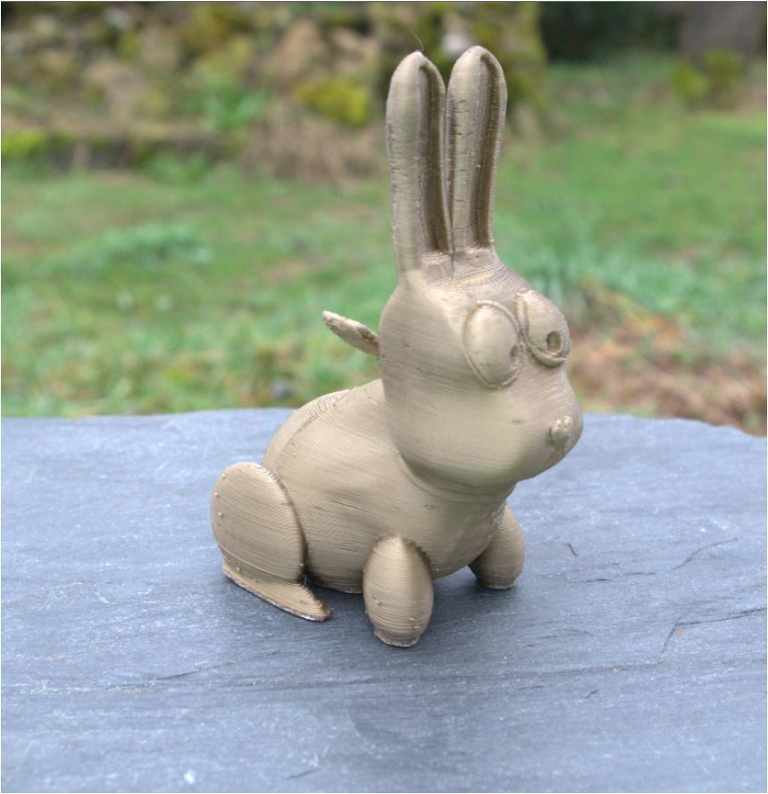 3D printable Cute Rabbit • made with RepRap prusa i3・Cults