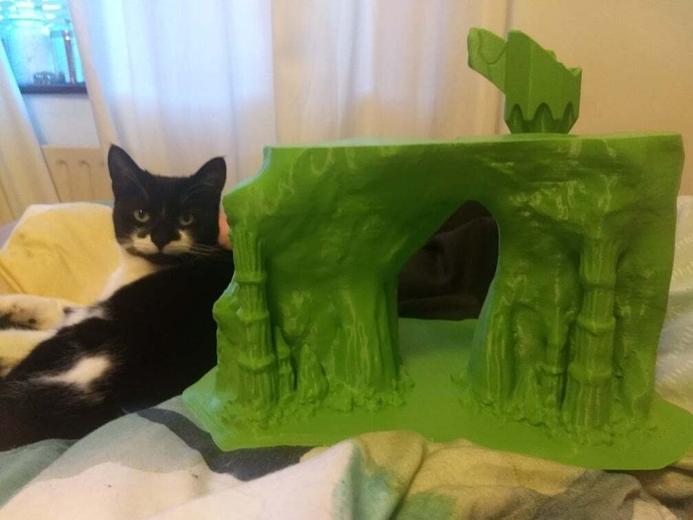 3D printable OpenForge - Cavern Entrance Set Piece・Cults