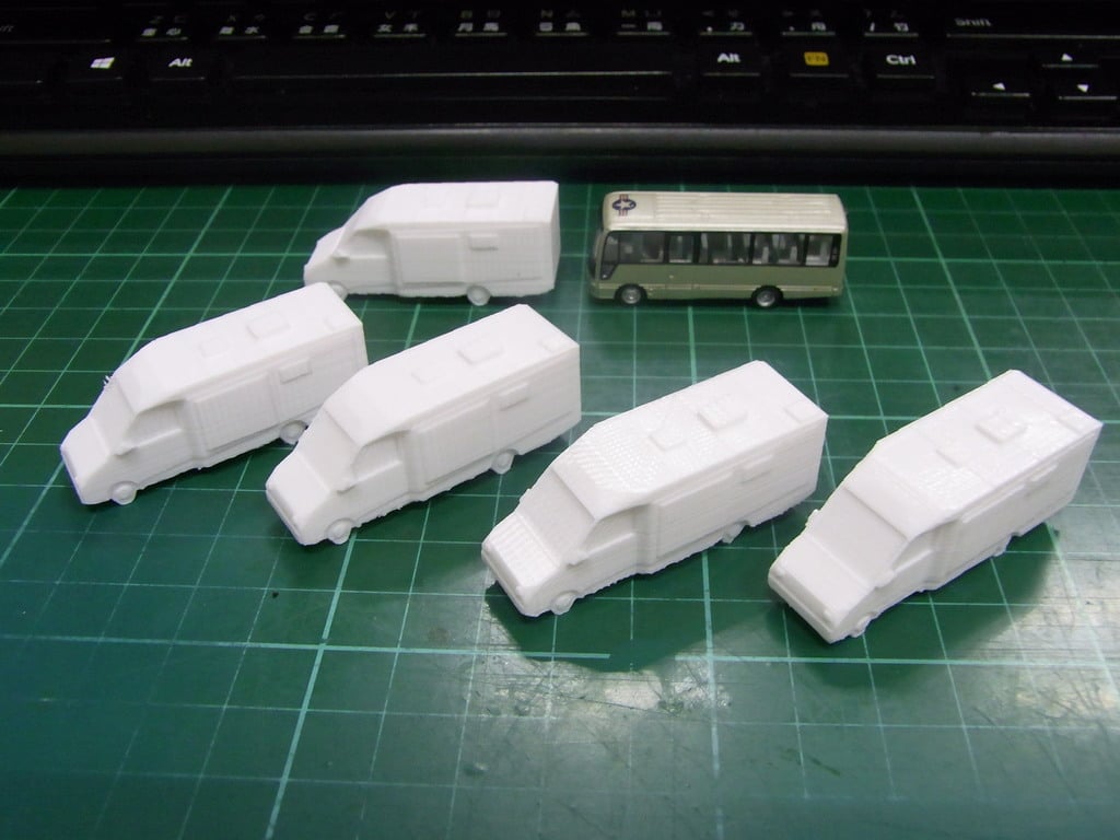 3D print Motorhome (N & HO Scale)・Cults