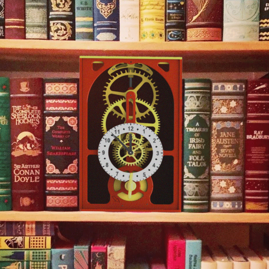 3D file Booknook Clock 🕰️・3D printing design to download・Cults