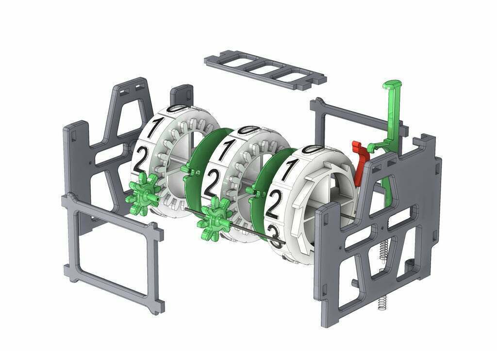 Free STL file Mechanical Counter 🎠 ・3D printable model to download・Cults