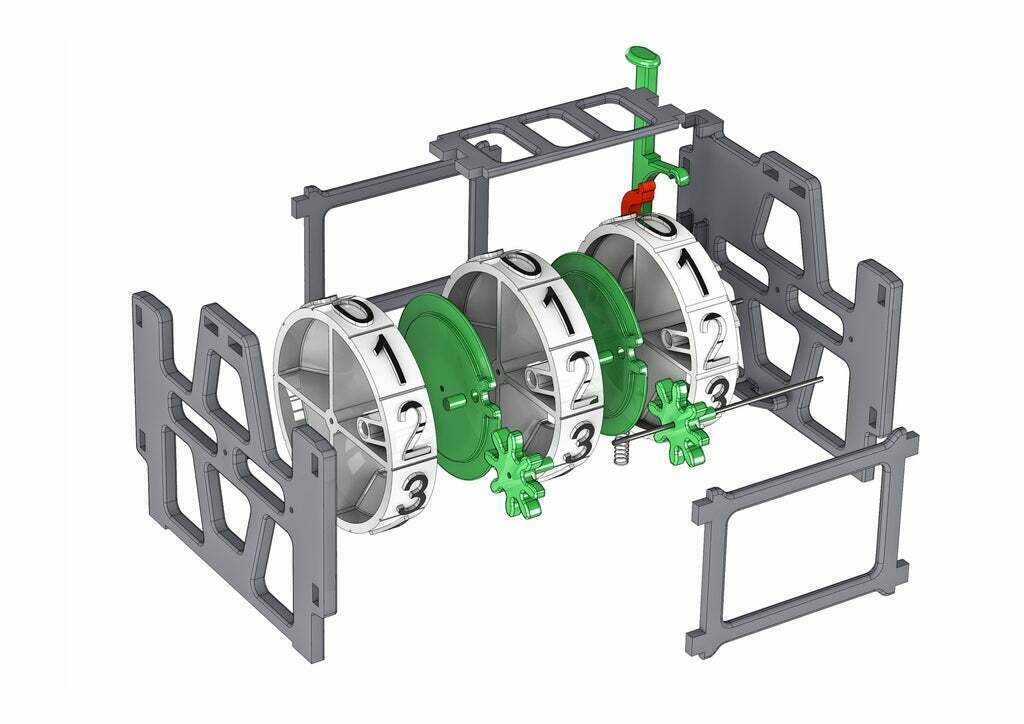 Free STL file Mechanical Counter 🎠 ・3D printable model to download・Cults