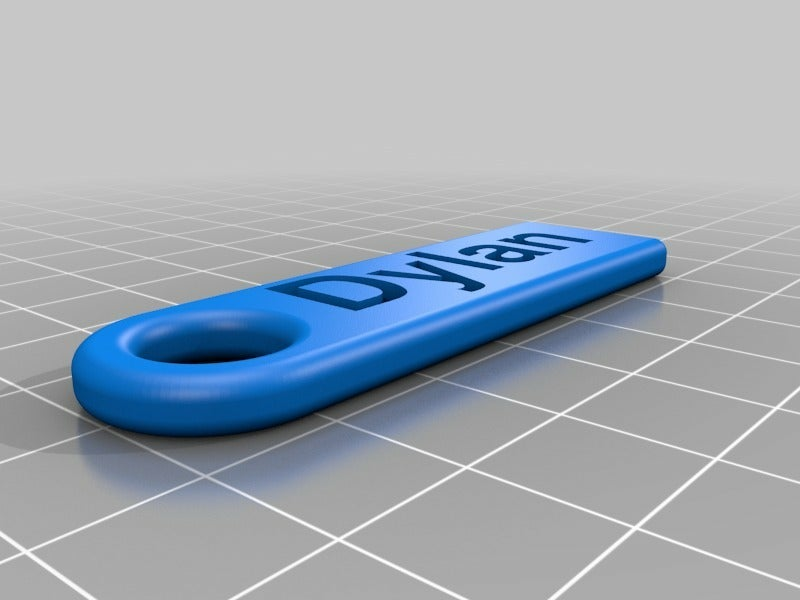 Free STL file Dylan Personalized Key Chain 🔑・3D printing template to ...