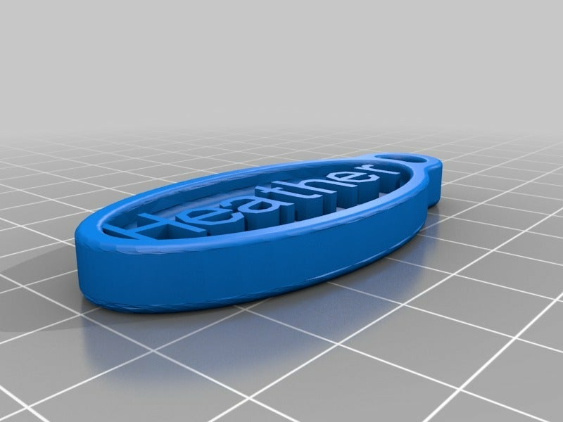 Free STL file Heather Keychain 🗝️ ・3D printing idea to download・Cults