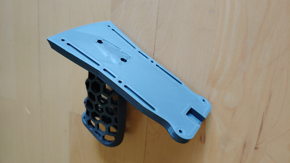 3D printed Sliding Legolini Slingbow front grip mod・Cults