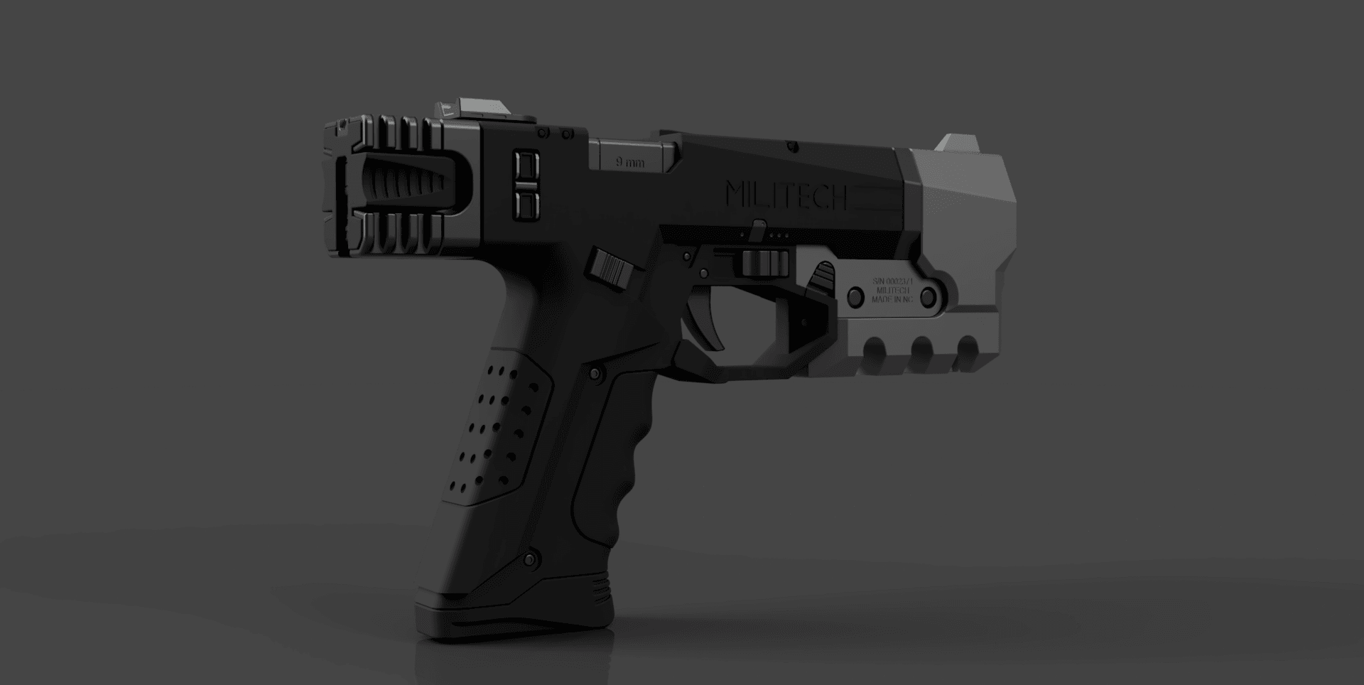 Fichier 3D CYBERPUNK 2077 MILITECH VINDICATOR 9mm 🎲 ・Design pour ...