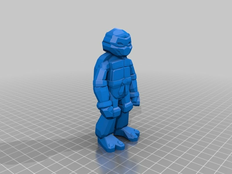 🌐 Lowpoly TMNT figurine!・Free STL File for 3D printing・Cults