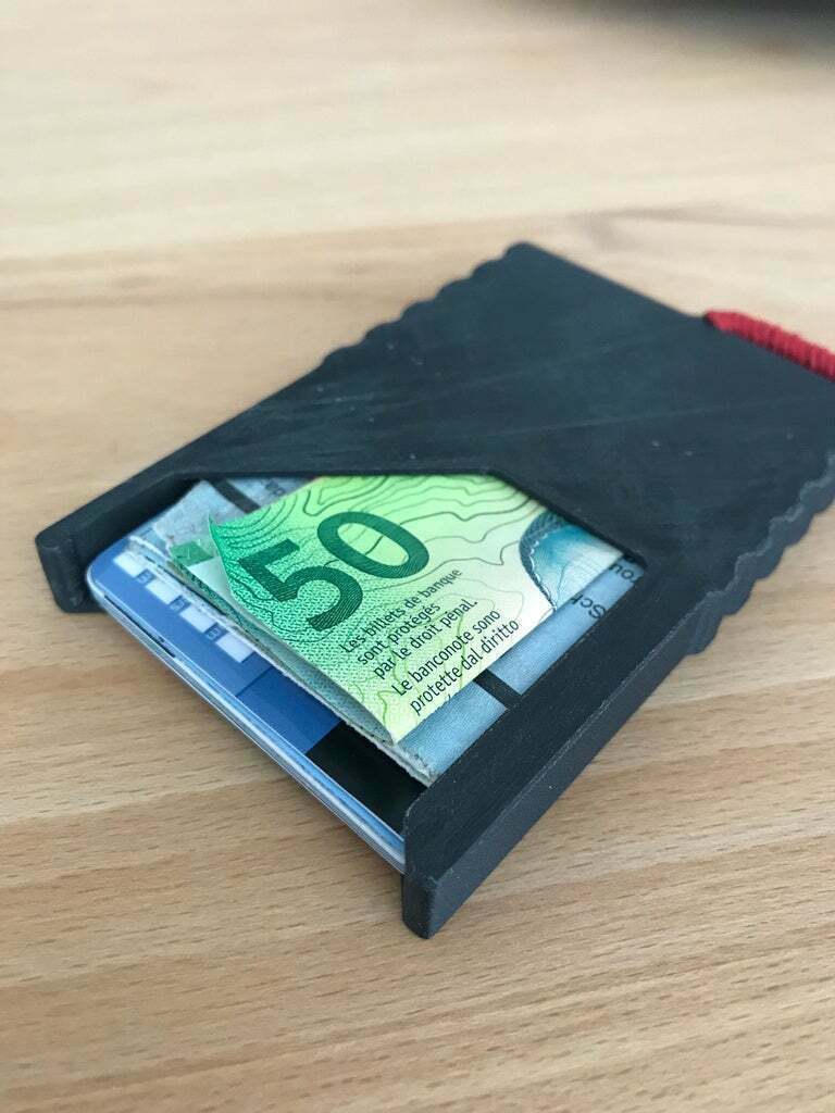 🎭 3DWB // Minimalistic Wallet・Free STL File for 3D printing・Cults