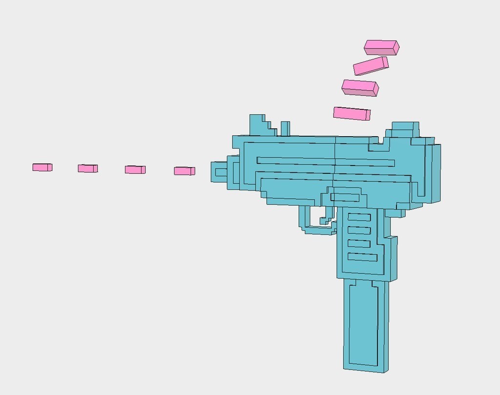 Free STL file 16bit Uzi // Hotline Miami - ratatatatata!!!! 🎲・3D ...