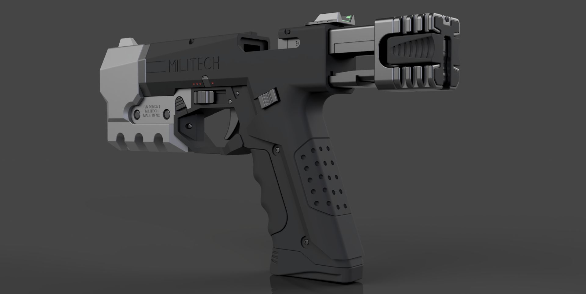 Fichier 3D CYBERPUNK 2077 MILITECH VINDICATOR 9mm 🎲 ・Design pour ...