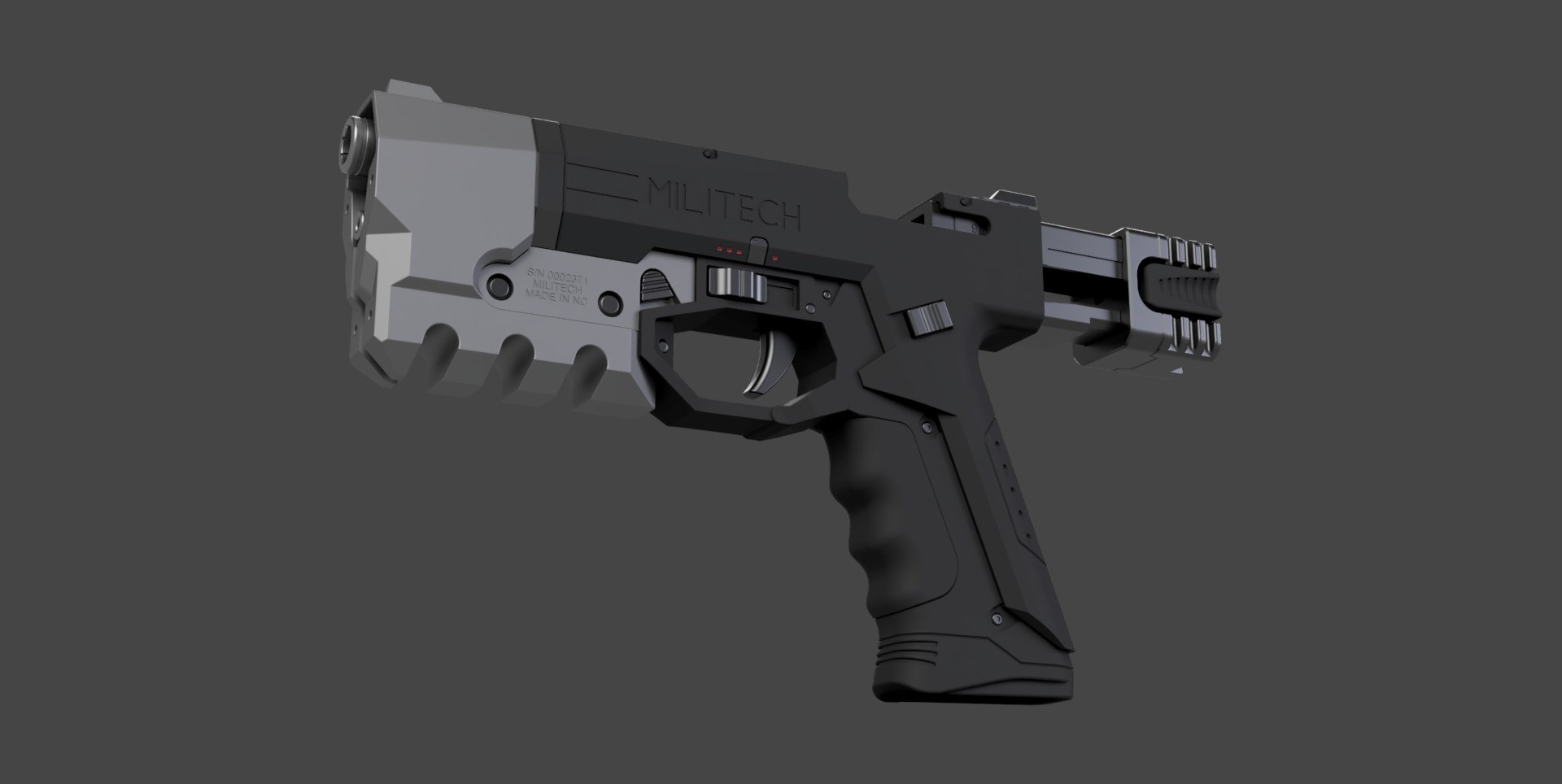 Fichier 3D CYBERPUNK 2077 MILITECH VINDICATOR 9mm 🎲 ・Design pour ...